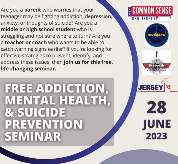 Free Addiction Mental Health and Suicide Prevention Seminar - June 28th