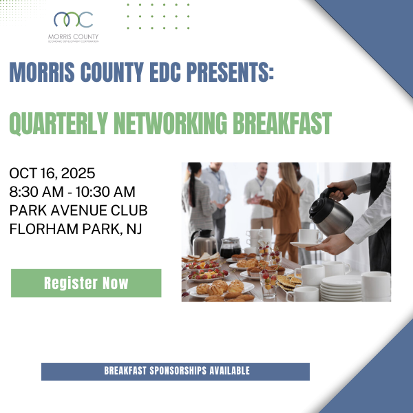 MCEDC Networking Breakfast - October 2025 - Morris County Economic Development Corporation (MCEDC)
